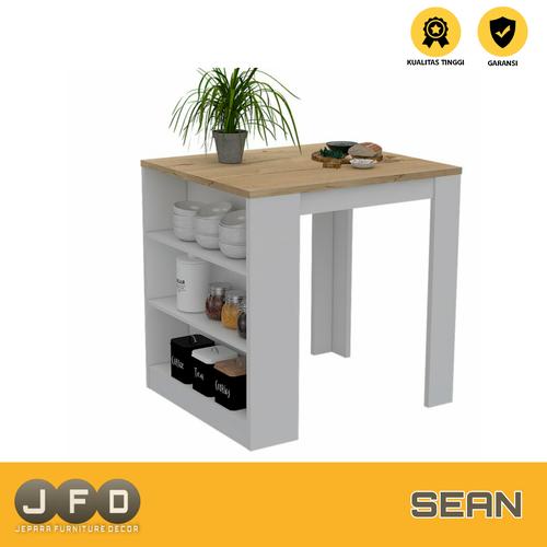 Jual Meja Island Dapur Top Jati Meja Island Aesthetic Sean Island Table ...