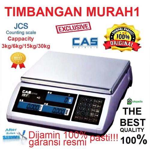 Jual Counting Scale Cas JCS/ Timbangan hitung jumlah pcs - Kota Tangerang - Timbangan murah1 ...