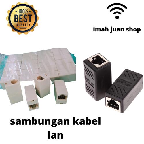 Jual SAMBUNGAN KABEL LAN - Hitam - Kab. Bekasi - Imah Juan Shop | Tokopedia