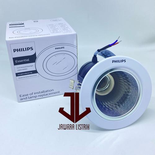 Jual PHILIPS DOWNLIGHT RECESSED WHITE 66664 4 INCH 4" PUTIH MAX 18 WATT ...