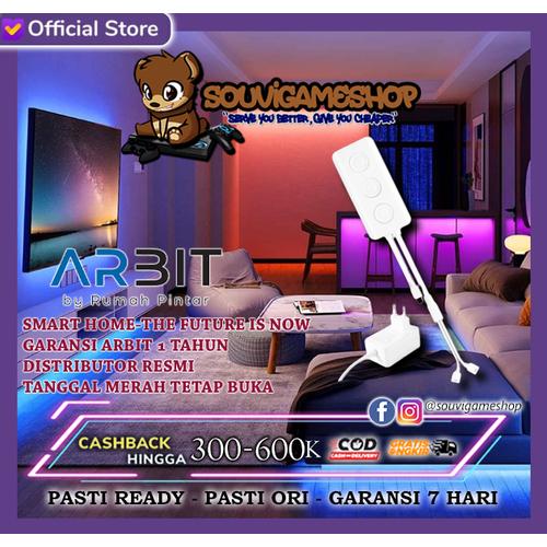 Jual ARBIT Smart WiFi LED Strip Controller & Adaptor for 10 Meter ...