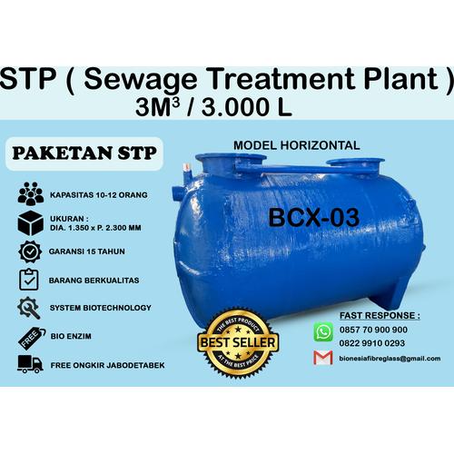 Jual STP BIOTANK BIOTECH 3M3 / IPAL BIOTANK BIOFIL 3M3 - Kab. Tangerang ...