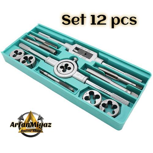 Jual hand tap Set 12pcs Alat Snai Senai Hand Tap Die Tapping Pembuat Ulir - Kab. Bandung ...
