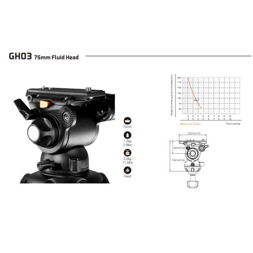 Jual Tripod Head E-Image 75mm GH03 - Fix Drag 5Kg Eimage - Jakarta ...