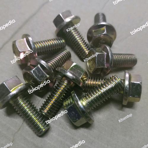 Jual FLANGE BOLT M8X20/ BAUT TOPI - Kab. Bekasi - Khenbp | Tokopedia