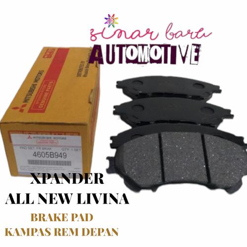 Jual BRAKE PAD KAMPAS REM DEPAN MITSUBISHI XPANDER ALL NEW LIVINA ...