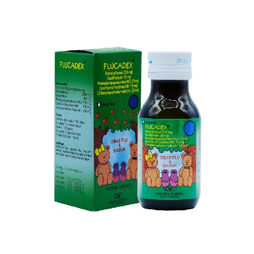 Jual FLUCADEX SIRUP 60 ML MEREDAKAN DEMAM BATUK FLU PADA ANAK - Kota ...