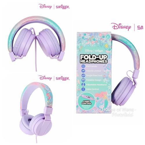 Jual SMIGGLE DISNEY PRINCESS ARIEL FOLDABLE HEADPHONES ORIGINAL ...