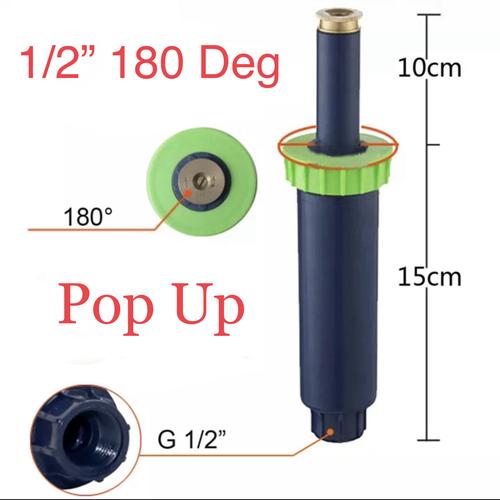 Jual Pop Up Sprinkler Taman 1/2 inch Female Thread 180 Degree 1/2 ...