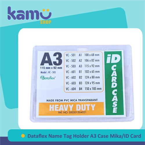 Promo Dataflex Id Card Holder A3/Name Tag Case Plastik Mika VC-503 [ISI ...