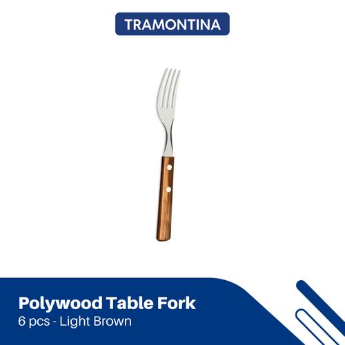 Promo Garpu Makan Tramontina - 6 Pcs Polywood Table Fork Light Brown - Kota Tangerang ...