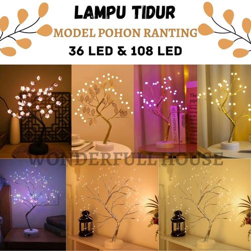Jual Lampu Hias LED Pohon Ranting USB Lampu Dekorasi Kamar Pajangan ...