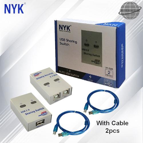 Jual Auto Switch Printer USB 2 Port with Cable 2pcs - Tanpa Kabel ...