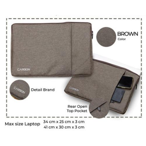Jual TAS LAPTOP SOFTCASE SLEEVECASE PREMIUM CARBON WATERPROOF 13-15 ...