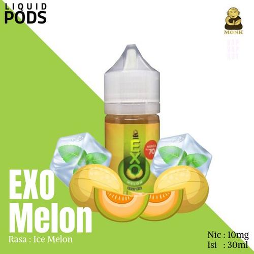 Jual Liquid EXO Melon Salt Nic 30ML - Ice Melon by Monk 100% Authentic ...