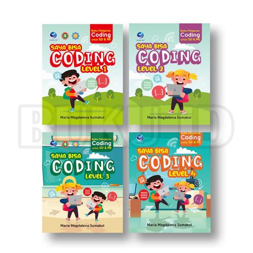 Jual Paket Buku Coding Untuk Anak SD Dan MI Level 1 - 4 Original - Kota Tangerang - Buku ID ...
