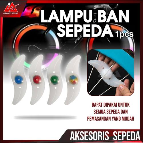 Jual LAMPU BAN SEPEDA WARNA WARNI Lampu Roda Jari Jari Sepeda LED Anti ...