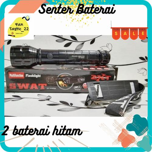 Jual Senter Police Swat 2 Baterai ZXT D2028A (880000W) - Hitam ...