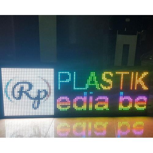 Jual Running Text Fullcolour RGB Outdoor Grosir Garansi ukuran 40x100cm ...