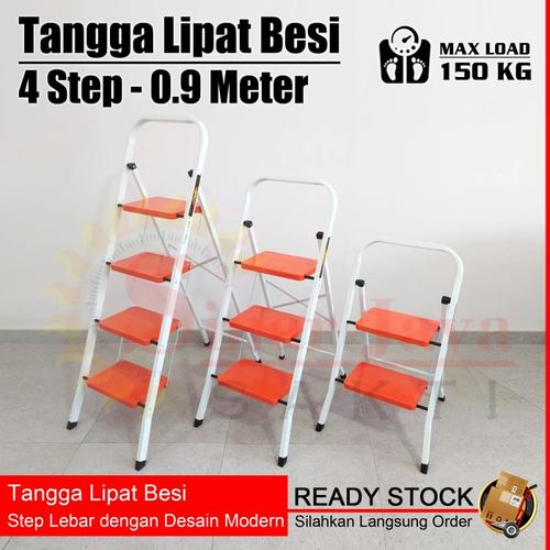 Jual Tangga Lipat Besi Dengan Step Lebar 4 Step / Tangga Duduk Modern 0 ...