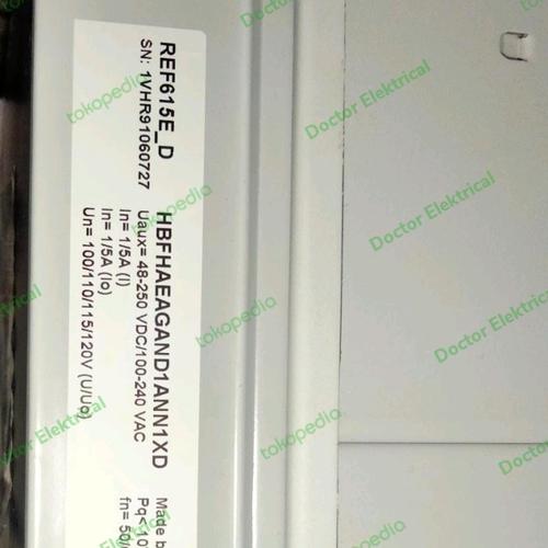 Jual REF 615 ABB FEEDER PROTECTION RELAY REF615 RELAY ABB - Jakarta ...