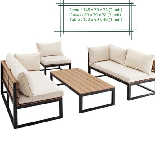 Kursi Sofa Minimalis Rangka Besi | Baci Living Room