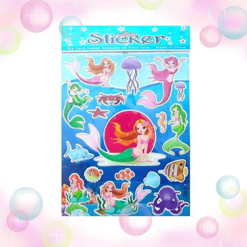 Jual Stiker Laser Gambar Tempel Laser Sticker Karakter Putri Duyung ...