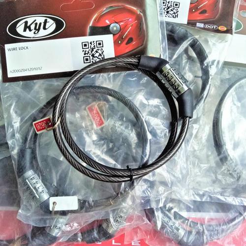 Jual KYT Gembok Kunci Helm - Pengaman Helm - Wire Lock - Kab. Bekasi ...