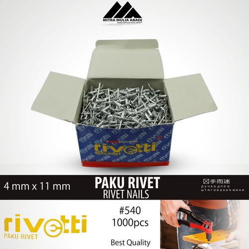Jual paku rivet Ripet 4mm x 11 mm Blind Rivets 540 paku tembak - Kota ...