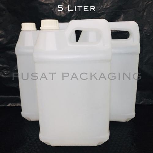 Jual GOJEK GRAB Jerigen 5 Liter HDPE Segel / Jerry Can / Botol 5000ml / 5kg - Kota Bandung ...