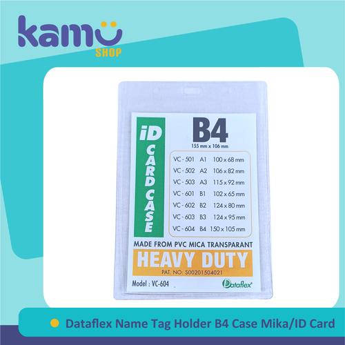 Promo Dataflex Id Card Holder B4/Name Tag Case Plastik Mika VC-604 ...