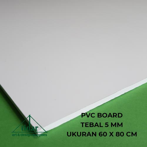 Jual PVC Board 5 MM 60 x 80 CM - Foam Board - Foamboard - Dinding Maket ...