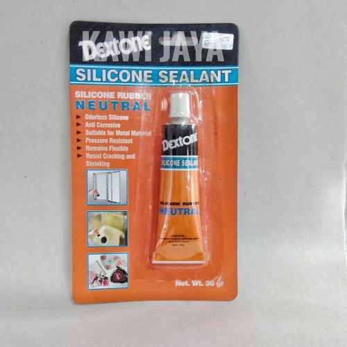 Jual DEXTONE silicone sealant 30gr/silicone rubber neutral - Jakarta ...