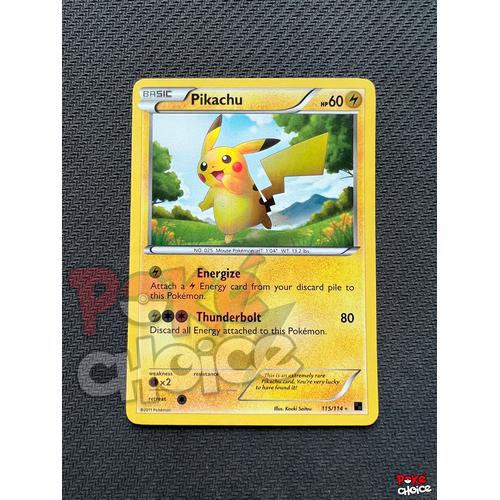 Jual Pokemon Card ENG Pikachu Secret Rare Black and White Base ...