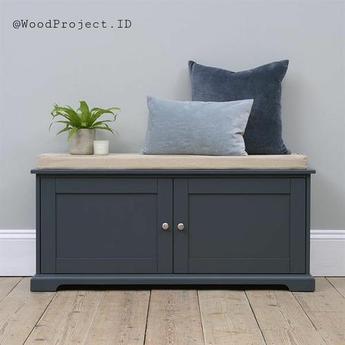 Jual bench sofa rak sepatu minimalis kayu jati - Kab. Jepara ...
