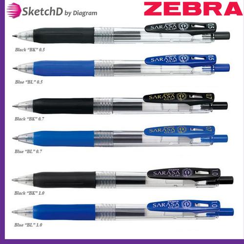 Promo Sarasa Clip 0.5 Zebra - Pena Zebra Sarasa Clip - Hitam - Kota ...