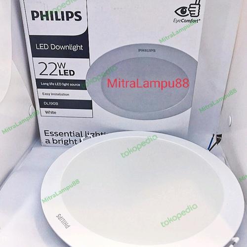 Jual Lampu PHILIPS Downlight Led DL 190B ERIDANI G2 22W 22Watt Panel ...