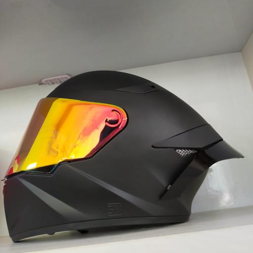 Jual Helm KYT TT Course Solid Black Doff - Paket Ganteng - Kab. Malang ...