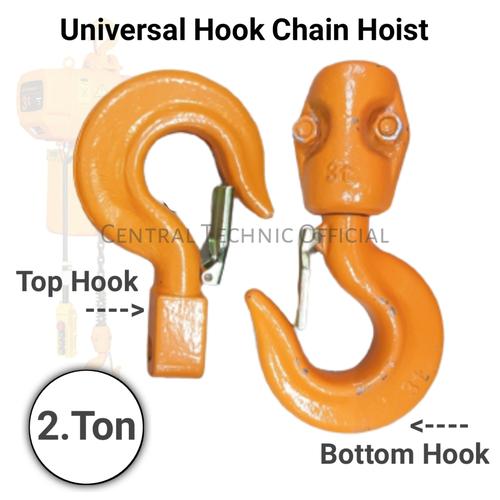 Jual Universal Sparepart Hook Chain Hoist 2 Ton Bottom Top Hook Bawah ...