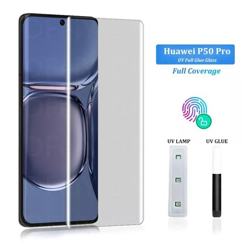 Jual Tempered Glass UV 3D Curved Huawei P50 Pro Full Cover - Jakarta ...