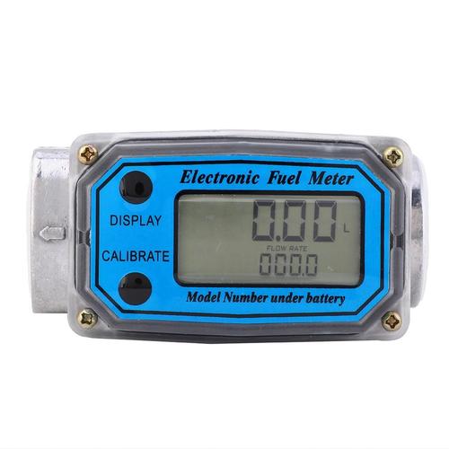 Jual Digital LCD Electronic Fuel Flow Meter 1inch for Chemical Liquid ...