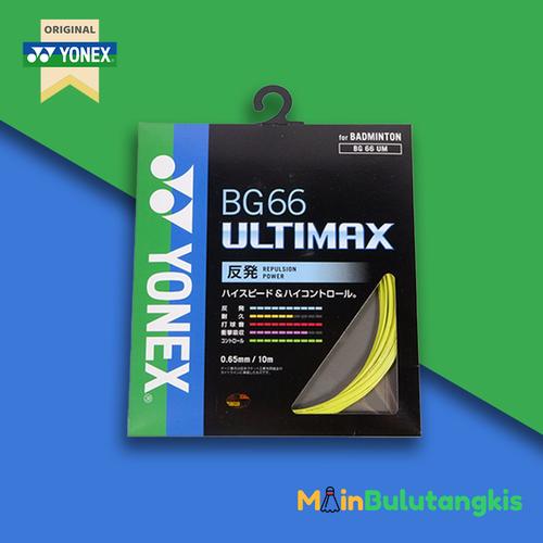 Jual Senar Raket Badminton YonexJP BG 66 Ultimax Japan Original - Putih ...