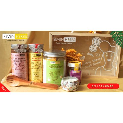 Promo SEVEN HERBS WOODEN BOX HAMPERS BUNDLING SH-02 Cicil 0% 3x ...