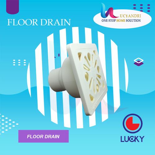 Jual Saringan Got Tebal Plastik PVC Kamar Mandi Toilet Floor Drain Air WC - Kream - Kab ...