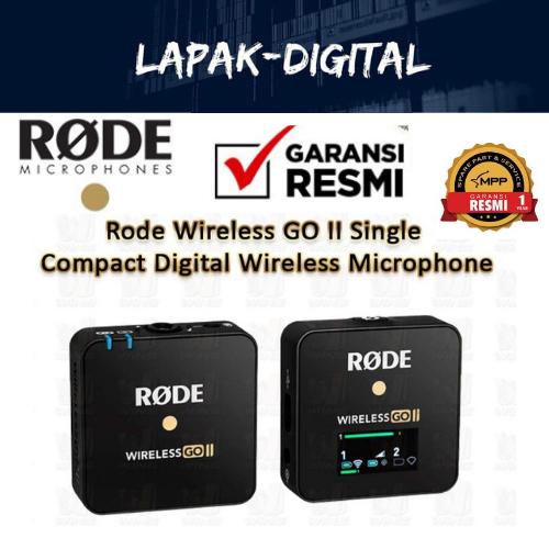 Jual Rode Wireless GO II Single Transmitter Microphone Mic Kamera & HP ...
