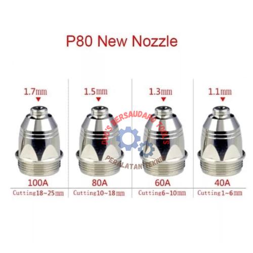 Jual NOZZLE dan ELECTRODE SET P80 / P-80 Tembaga Plasma Cut P80 / P-80 ...