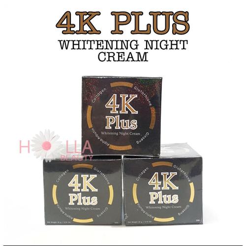 Jual 4K Whitening Night Cream 4K Plus Collagen Alpha Arbutin ...