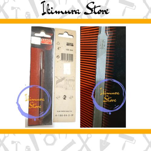 Jual Kikir Gergaji Kayu Model Segitiga BAHCO 4 inch 10 cm Asli Original ...