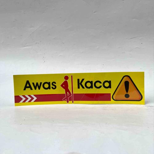 Jual Stiker Awas Kaca, Stiker Kaca, Sticker Awas Kaca - Kab. Sleman ...