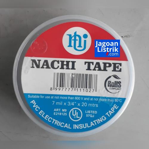 Jual Isolasi Listrik PVC Nachi Biru Blue Electrical Insulating Tape ...